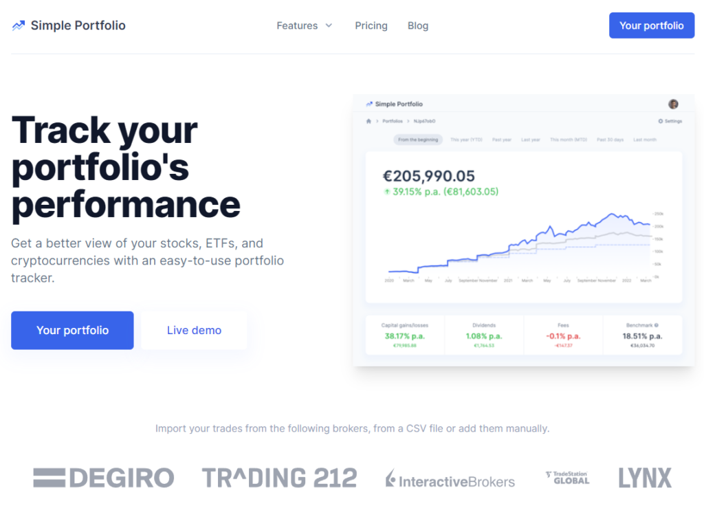 Portfoliotracker - Beat the market - Versla de beurs